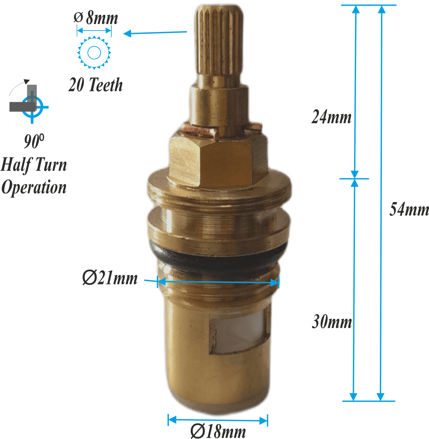 Buy Latest JKC Plumber Type Water Tap Spindle - (JKC-1145) - JKC Emart