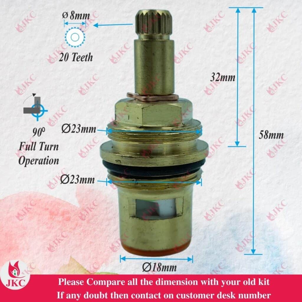 Buy Latest JKC Cera Monalisa Type Water Tap Spindle - (JKC-4011) - JKC ...